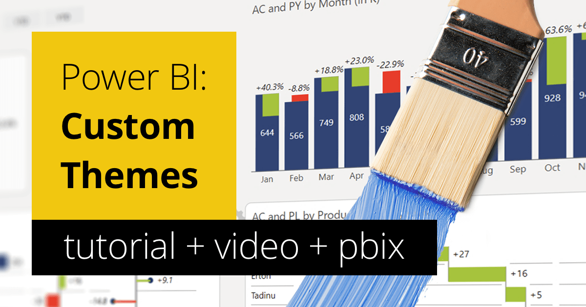 Power BI themes: Deep dive into visual styling