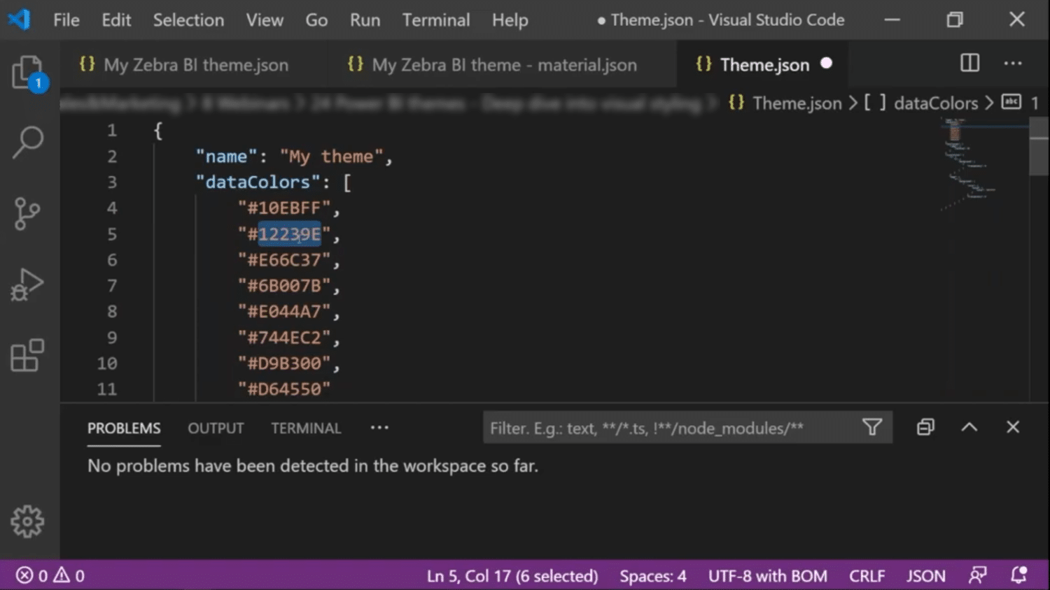 Power BI themes: Deep dive into visual styling of Power BI reports