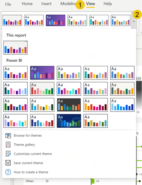Power BI themes: Deep dive into visual styling of Power BI reports