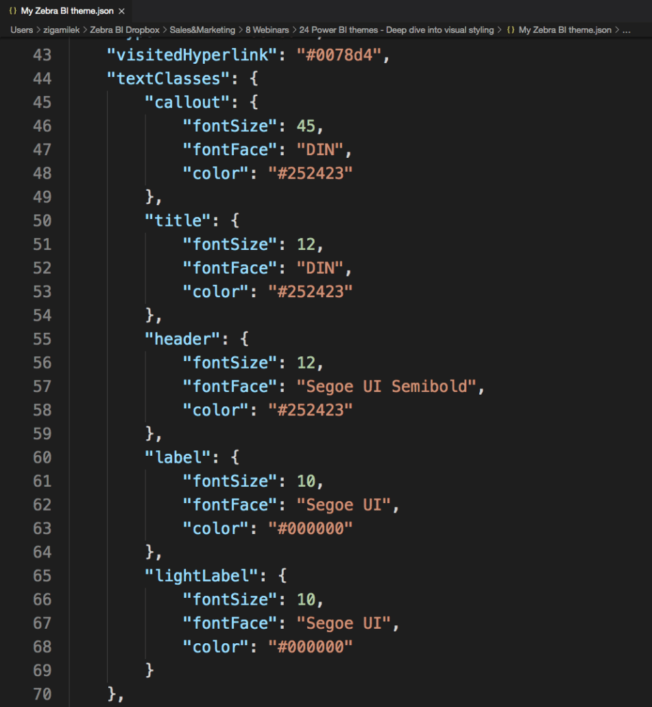 Power BI themes: Deep dive into visual styling of Power BI reports