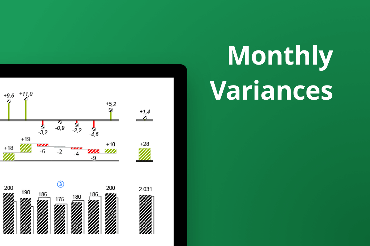 Monthly Variances in Excel