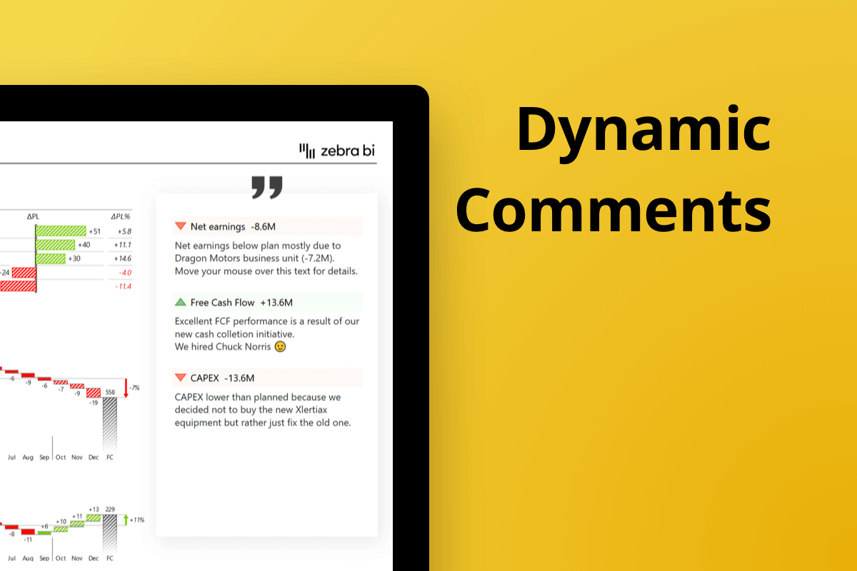 Dynamic Comments In Power BI