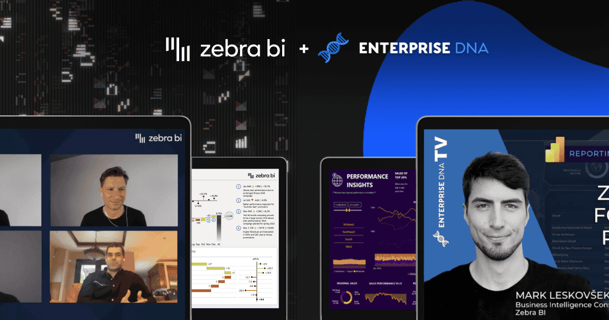 Joining forces at two major virtual events with Enterprise DNA - Zebra BI