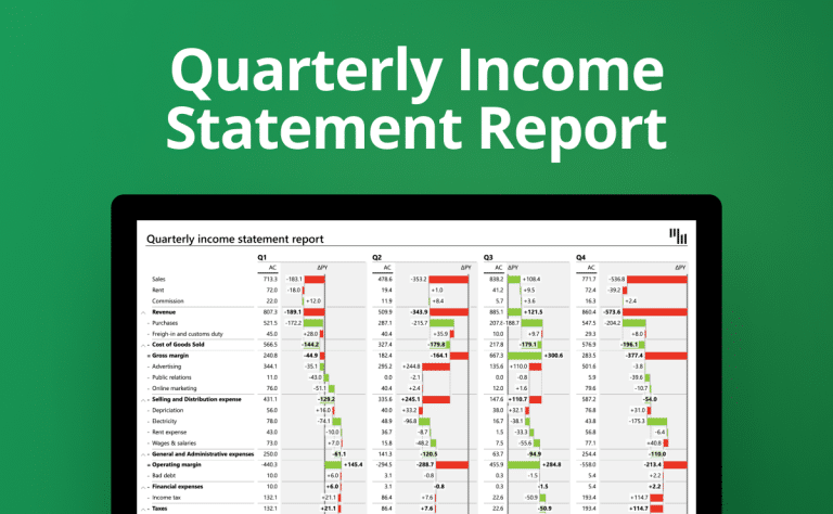 Contribution Margin Analysis Excel Template - Zebra BI