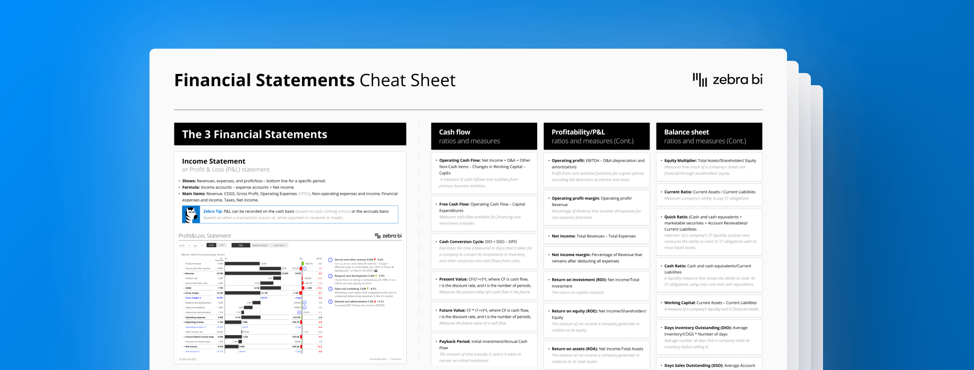 Financial Statements Cheat Sheet Your Secret Weapon In Financial
