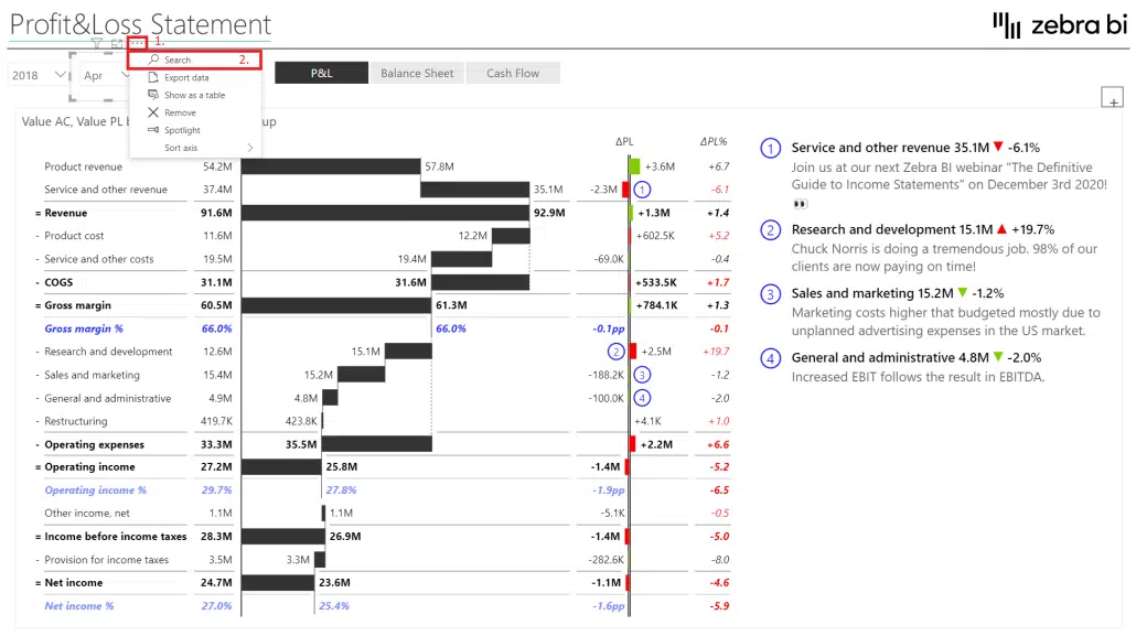 How to Get Search Option in Slicer in Power BI - Zebra BI