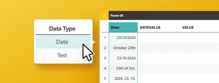 How to Convert Text to Date in Power BI - Zebra BI