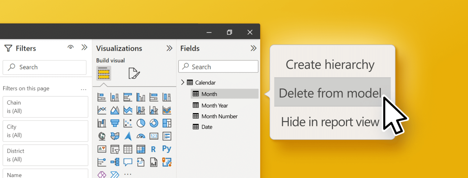 How to Get Rid of Date Hierarchy in Power BI - Zebra BI