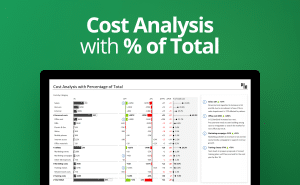Income statement with a bridge chart free template | Zebra BI