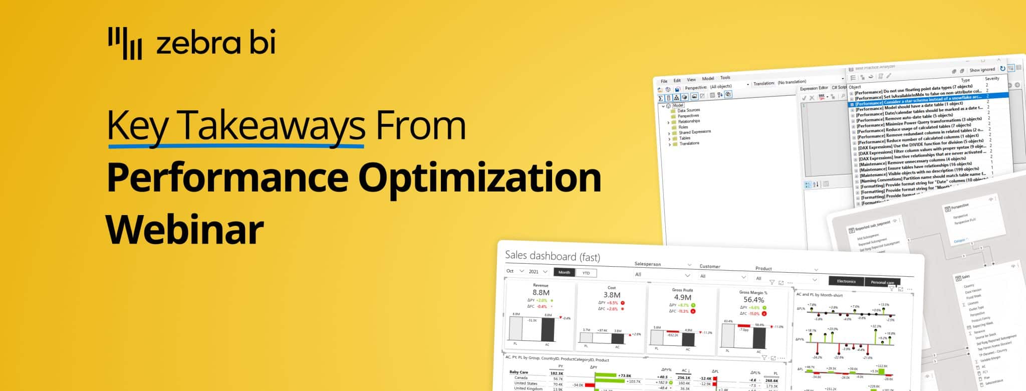 Power BI Performance Optimization: Best Practices, Star Schema & Tools [Webinar Recap] - Zebra BI