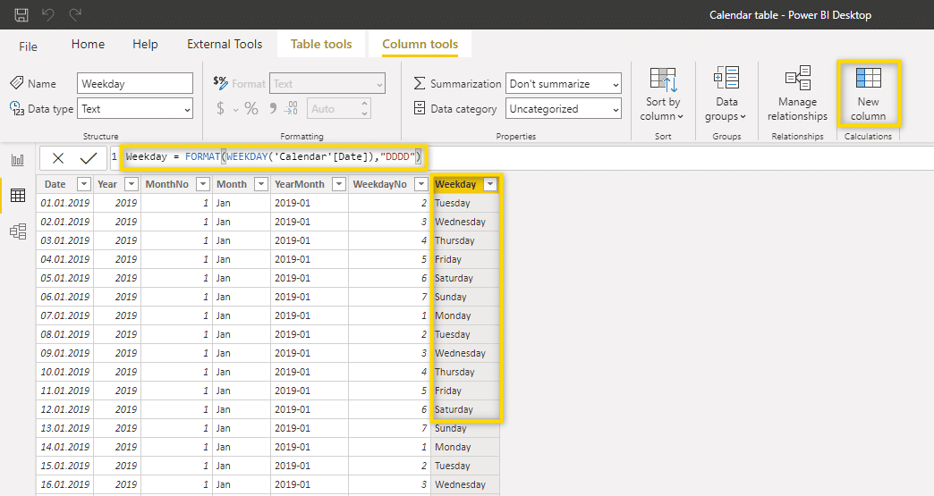 Calendar Table in Power BI: Two (EASY!) Ways